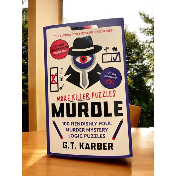 unknown | Accents | Murdle More Killer Puzzles Solve 0 Mystery Logic By Gt Karber Book | Poshmark